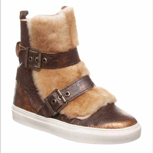Luxe De Leon | Shoes | Luxe De Leon Monterrey Leather And Shearling ...
